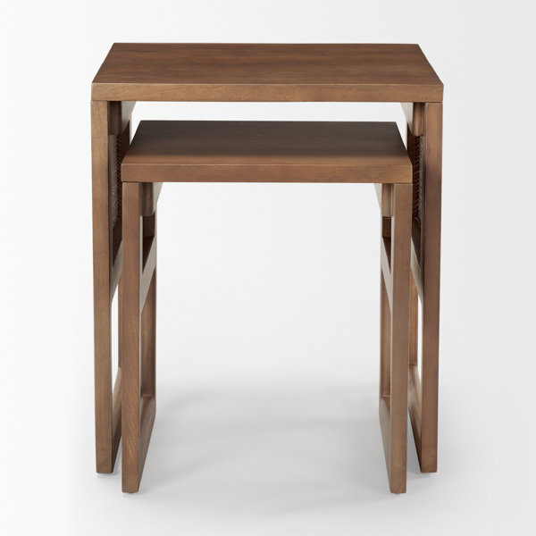 Joss & Main Cinna Solid Wood Nesting Tables & Reviews | Wayfair
